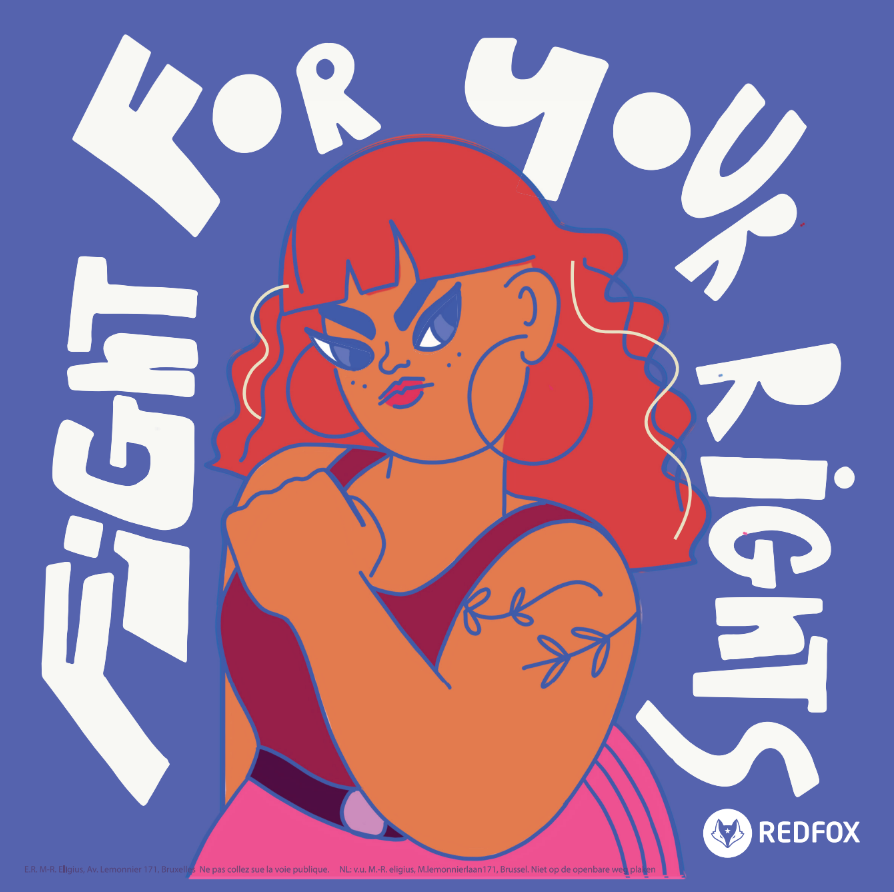 Fight for your rights - Stickerpack (20st) – RedFox België